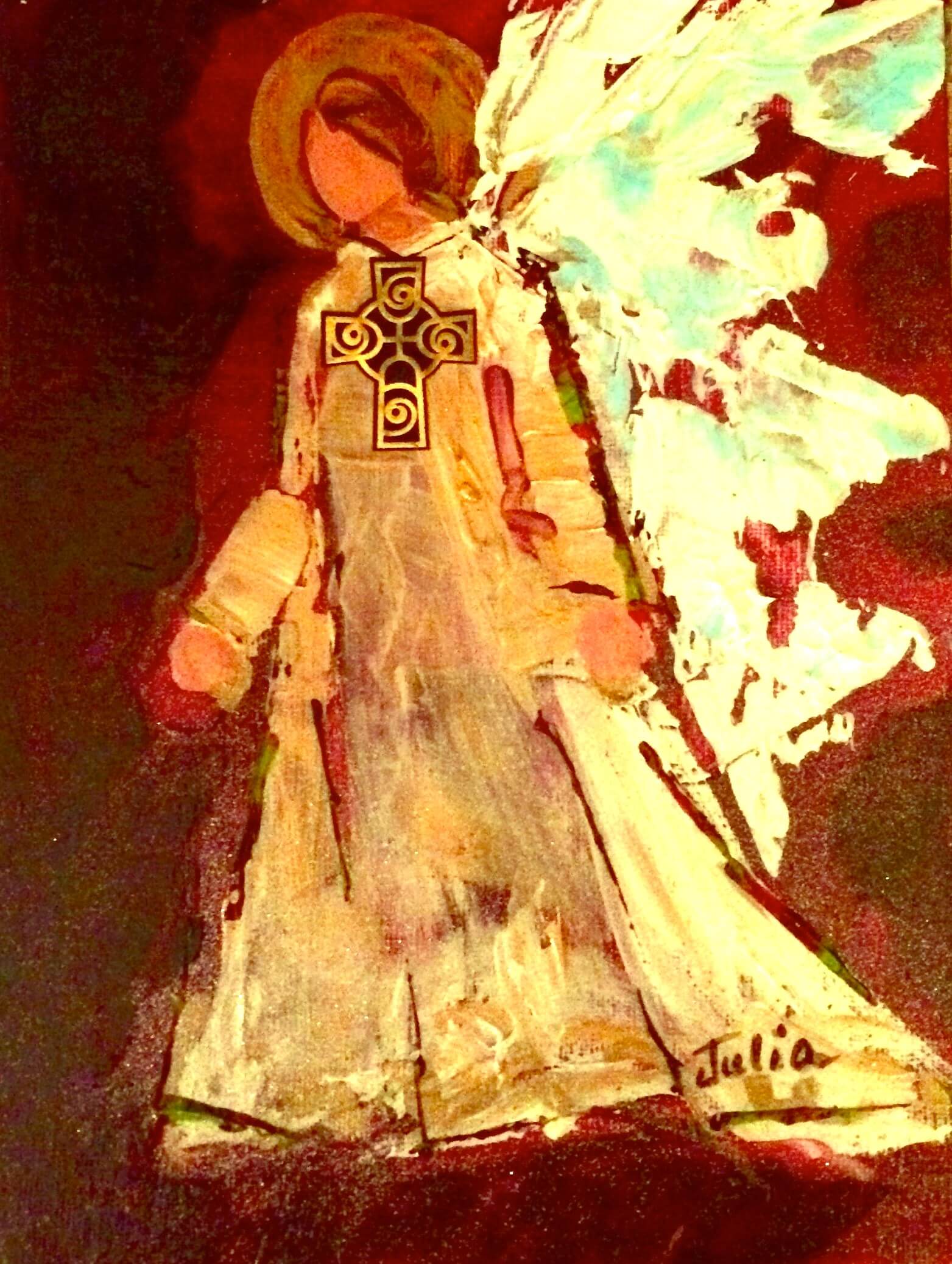Medieval Angel - Over the Mantel Gallery